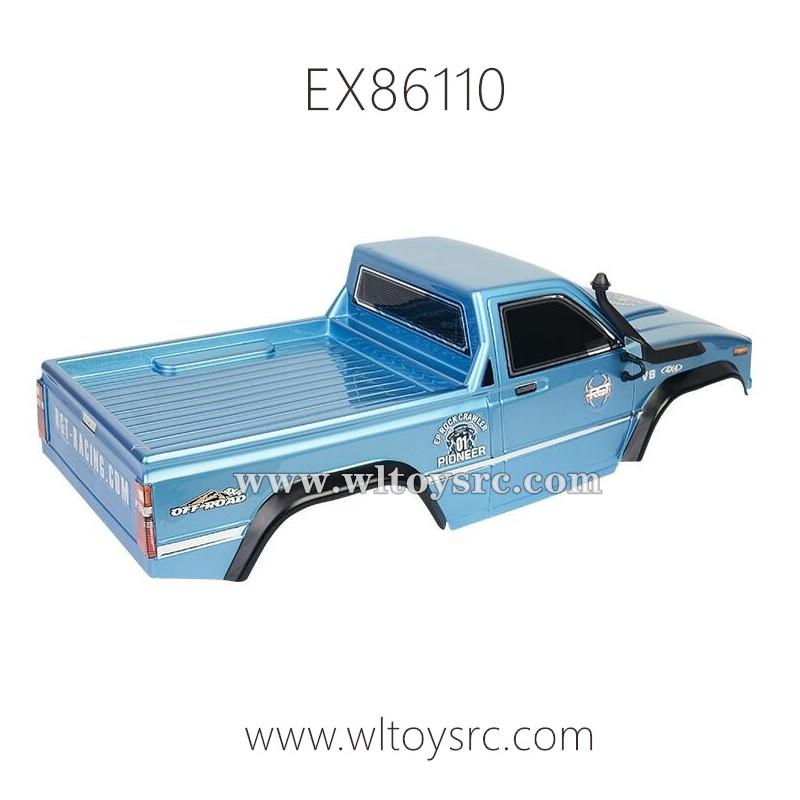 RGT EX86110 Parts Car Body Shell Assembly P86200-1 Blue