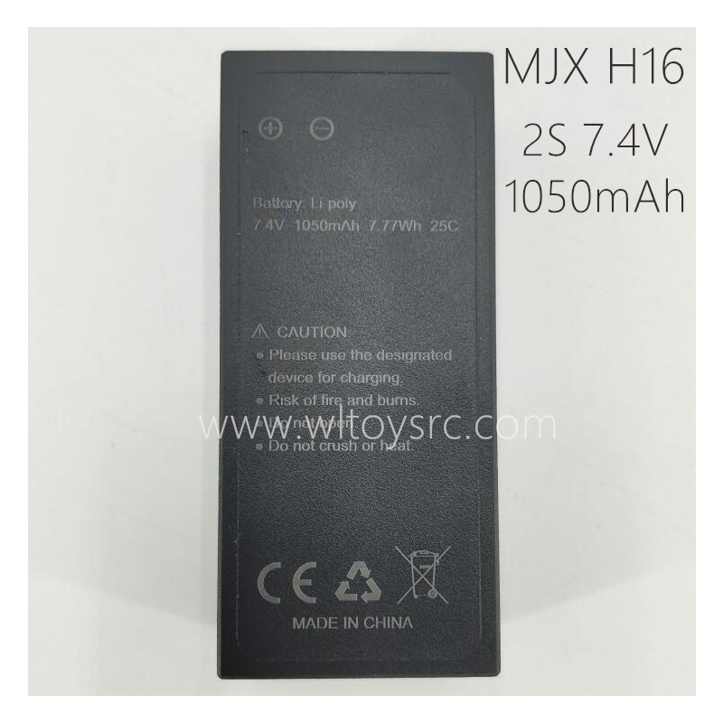 MJX Hyper Go H16 RC Parts 7.4V 1050mAh 2S Lipo Battery
