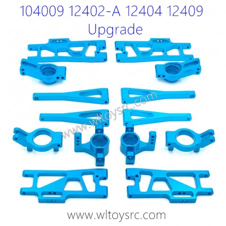 WLTOYS 104009 12402-A 12404 12409 Upgrade Front and Rear Swing Arm kit