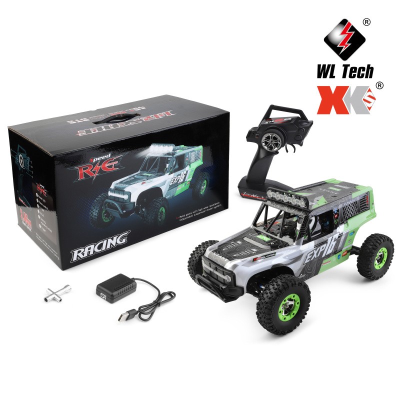 WLTOYS 124006 1/12 2.4Ghz 4WD RC Car RTR, Large RC Crawler for Boys