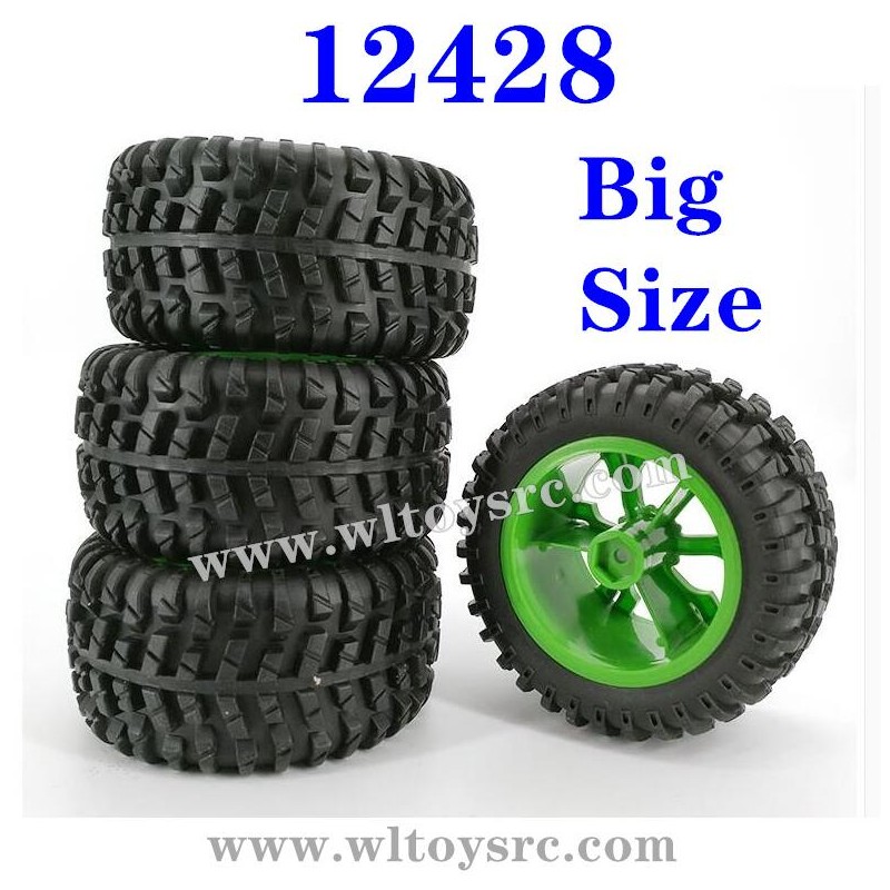 WLTOYS 12428 Tire Uprade, Big size Wheel